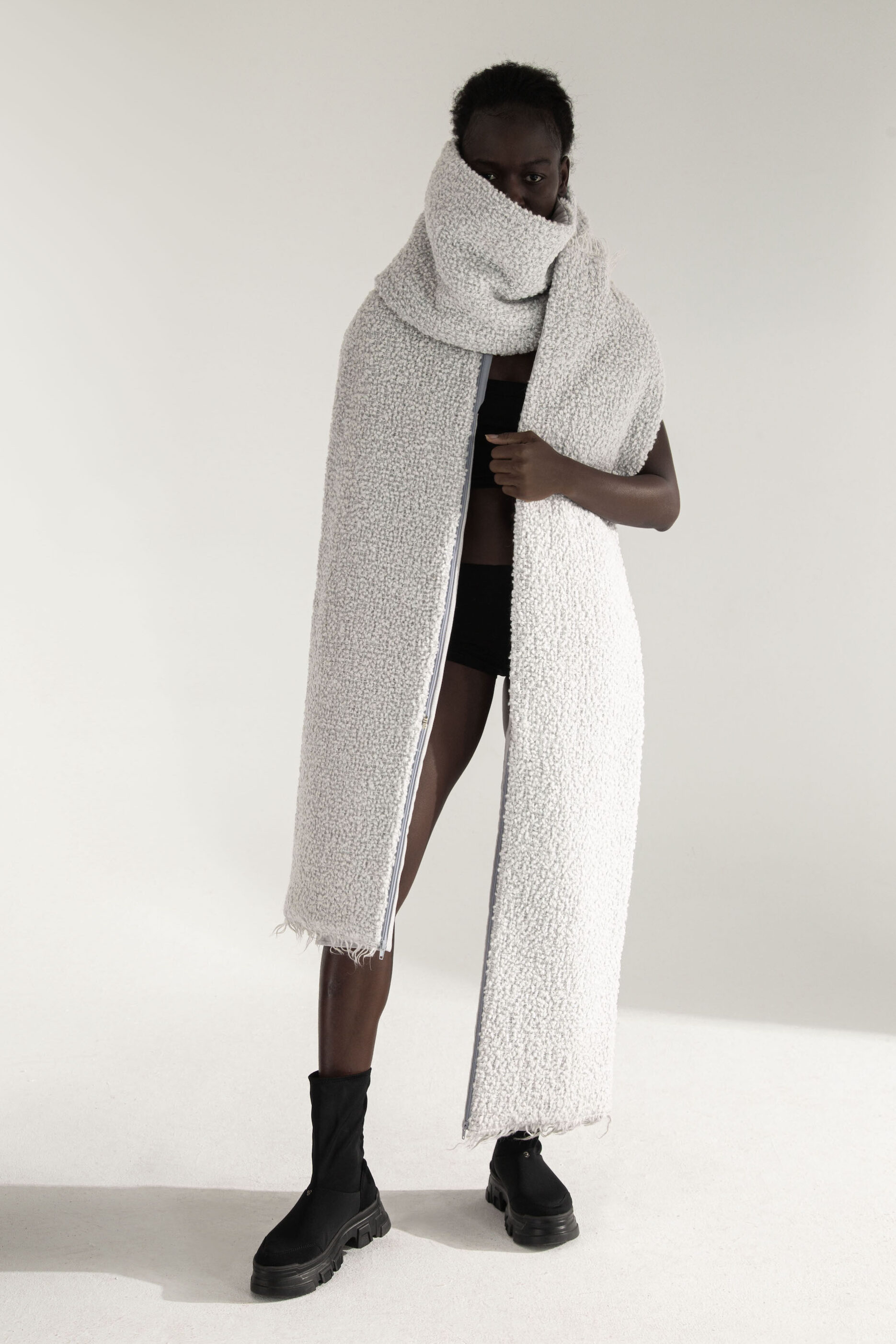 Ukrainian designer Irina Dzus presents her AW23 "Transit" collection