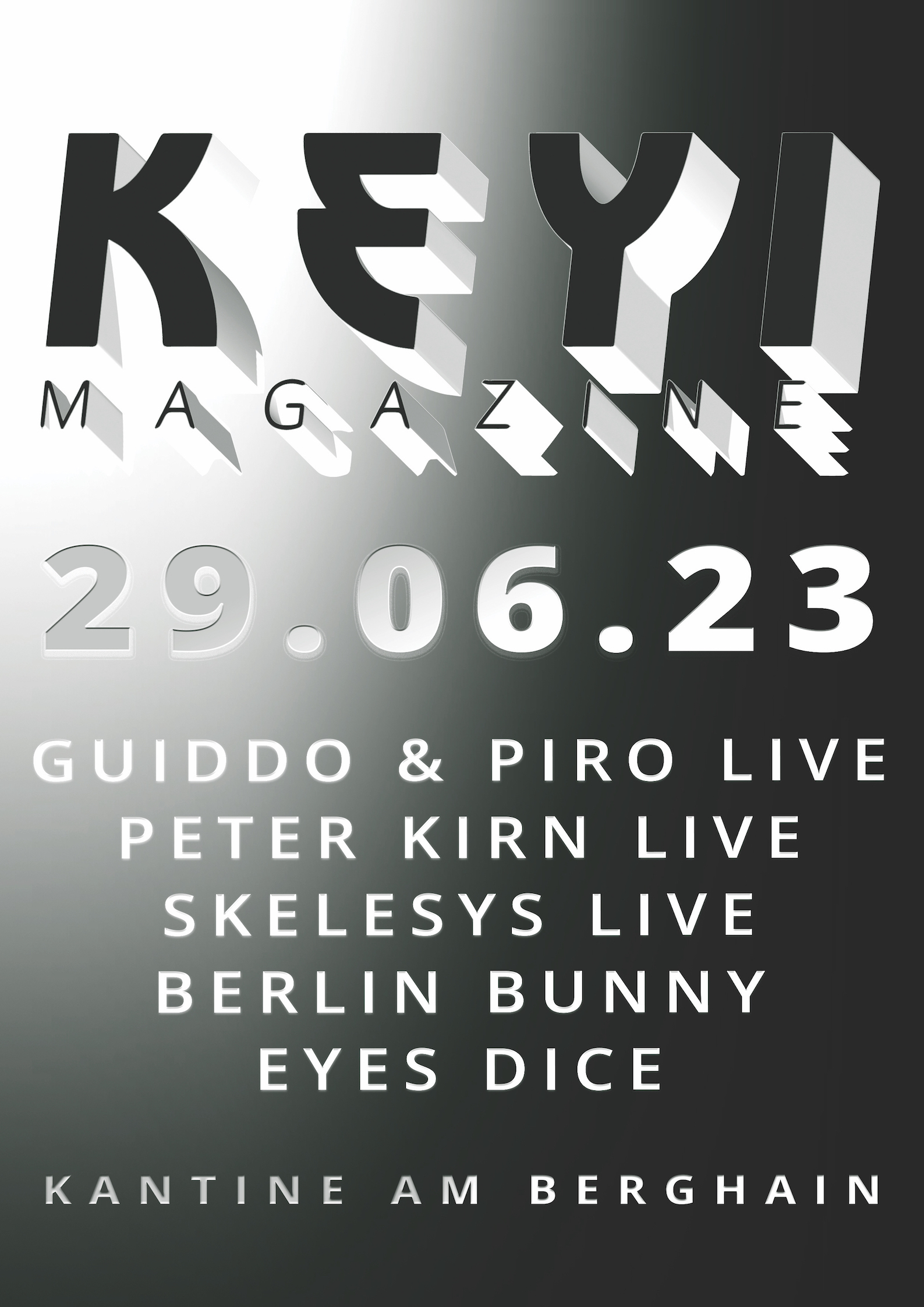 KEYI Magazine Charity Compilation and Event Kantine Am Berghain