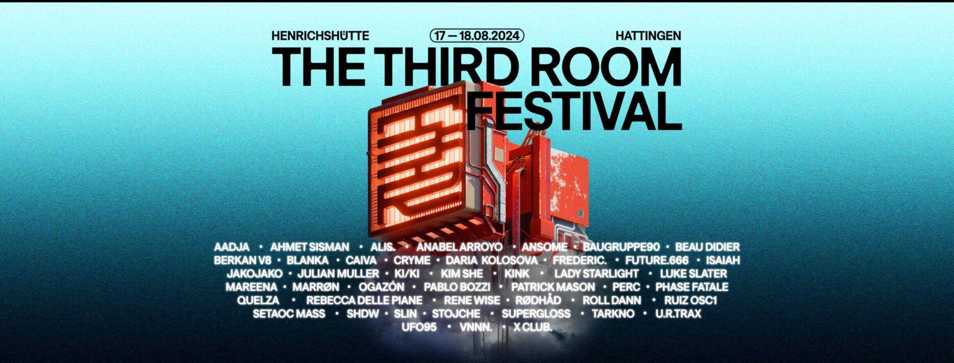 The Third Room Festival, 17th-18th August: Two days of techno in the ...